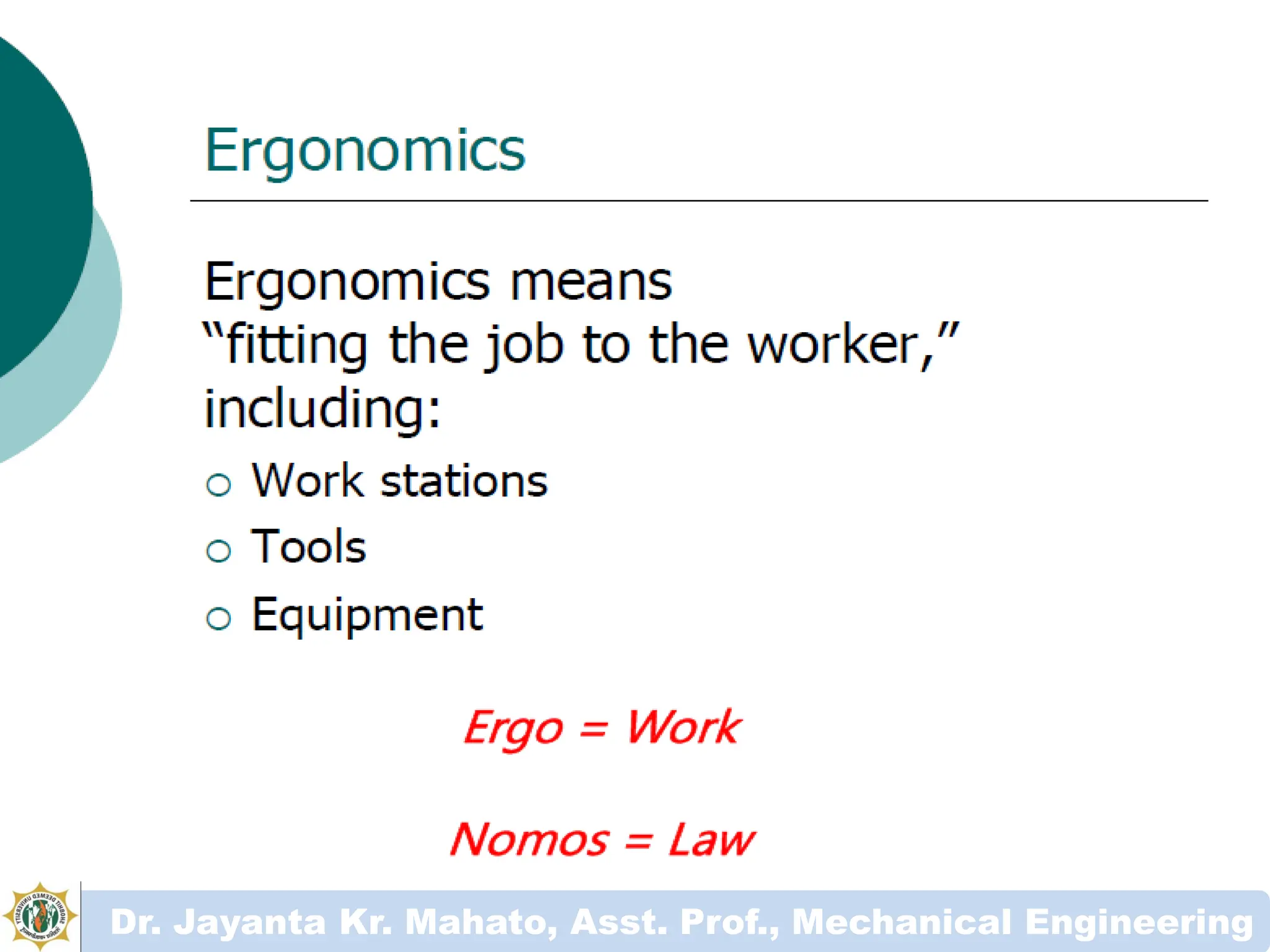 Ergonomically Design at workplace Safety | PDF