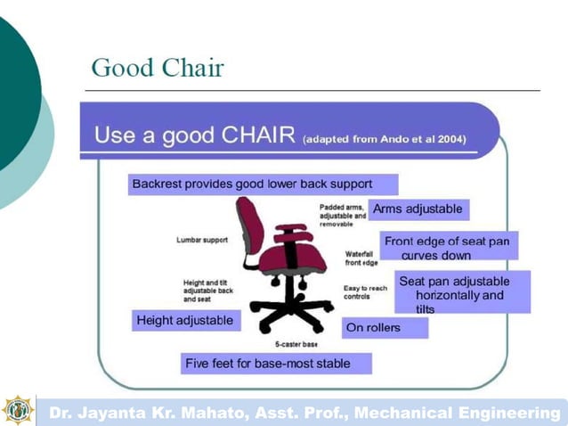 Ergonomically Design at workplace Safety | PDF