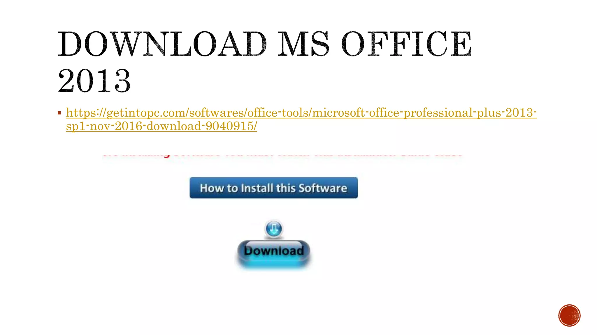 how to install office step by step | PPTX