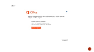 how to install office step by step | PPTX