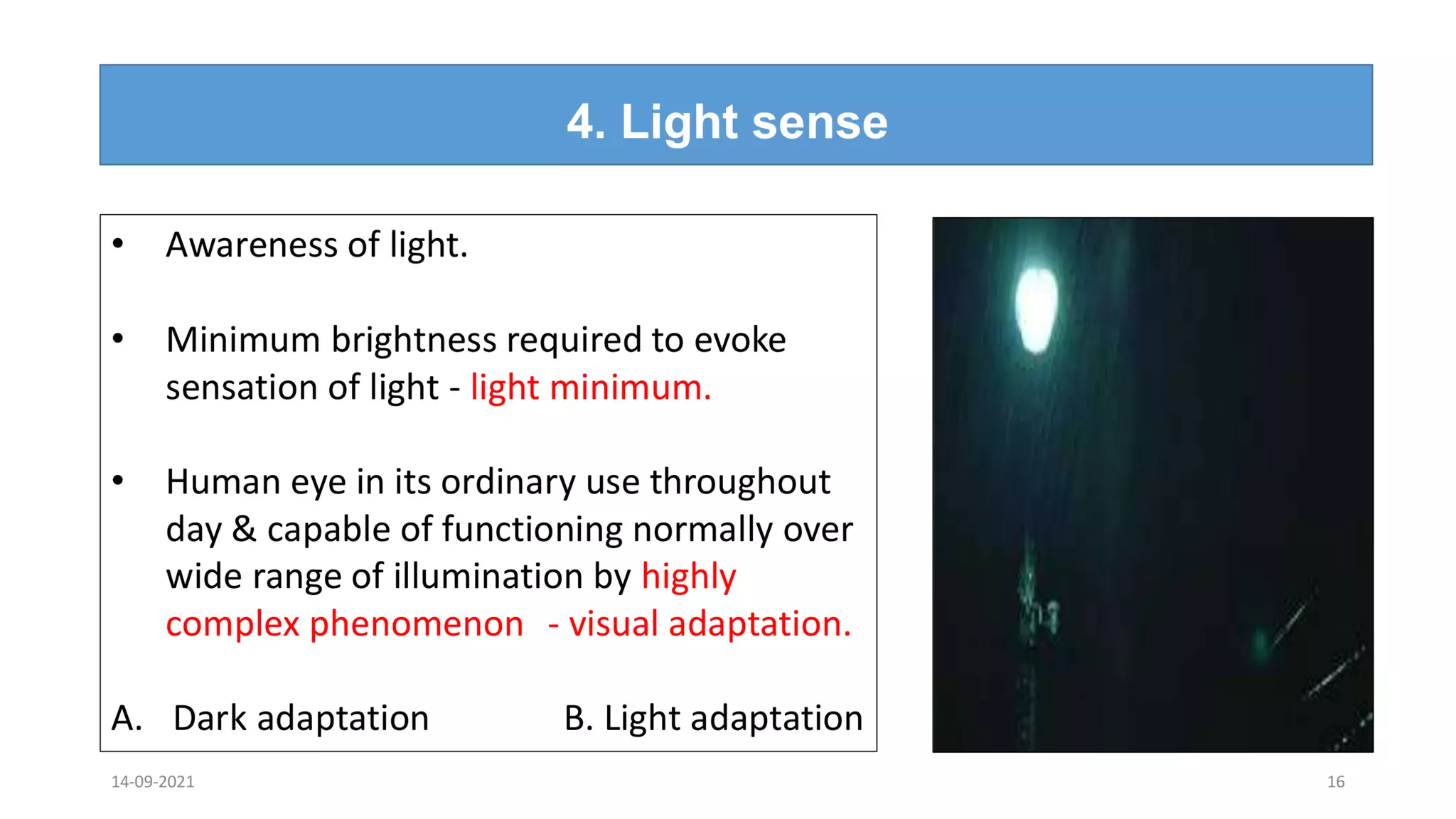 Lecture 7/2022 , Special senses -Vision 7 -Physiology of vision -Visual ...