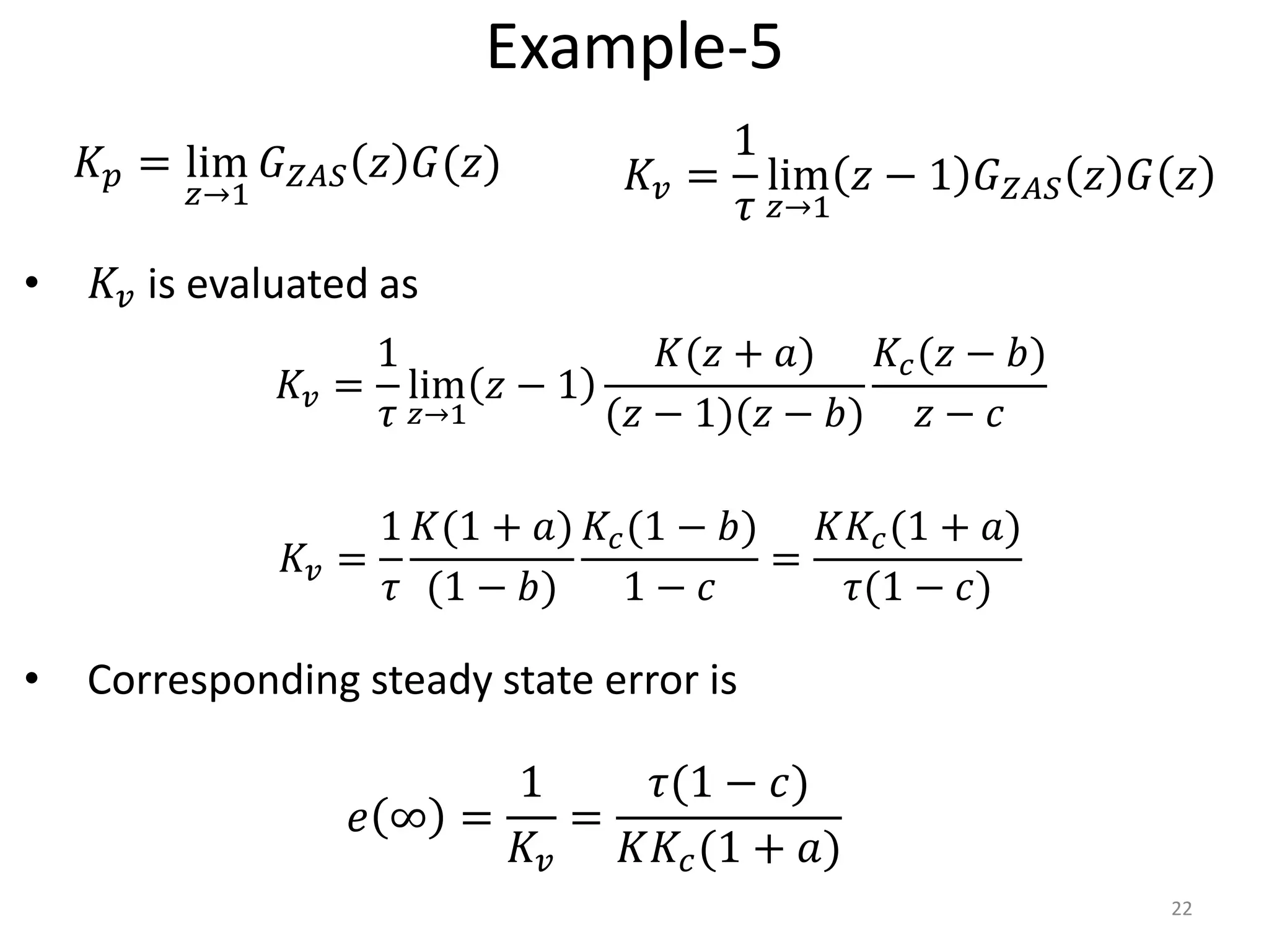 Time Response in Control System | PPTX