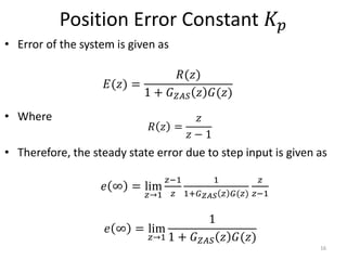 Time Response in Control System | PPTX
