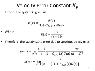 Time Response in Control System | PPTX