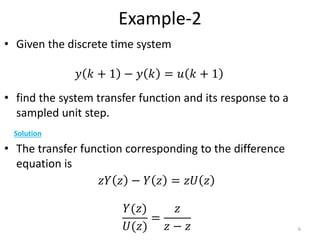 Time Response in Control System | PPT