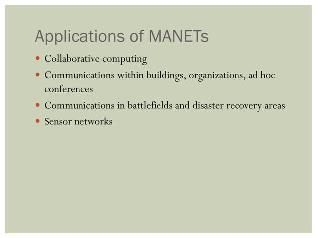 Lecture 23 27 Quality Of Services In Ad Hoc Wireless Networks Pdf Internet Computing