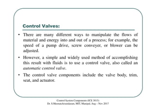 Lecture 23 control valves | PPT