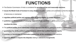 Lecture 23 election commission | PPT