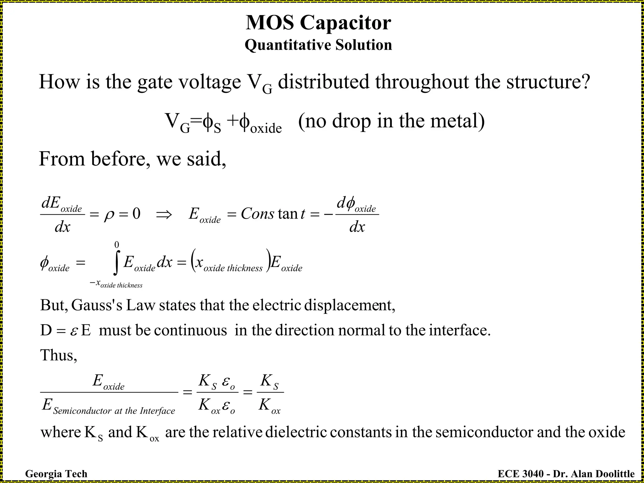 Lecture-MOS Capacitors basic for MOSFET.pdf.pdf