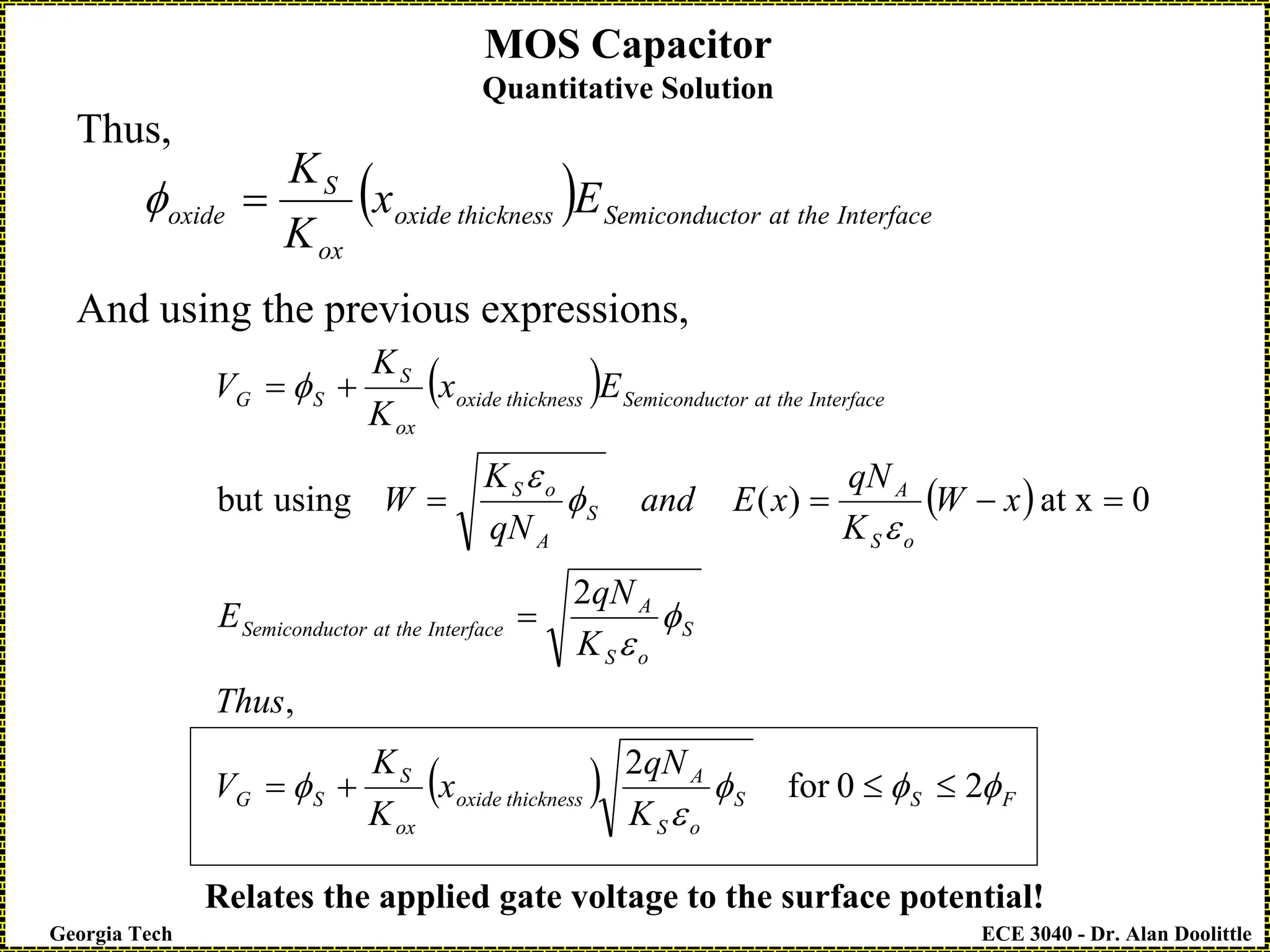 Lecture-MOS Capacitors basic for MOSFET.pdf.pdf