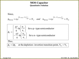 Lecture-MOS Capacitors basic for MOSFET.pdf.pdf