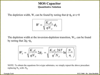 Lecture-MOS Capacitors basic for MOSFET.pdf.pdf