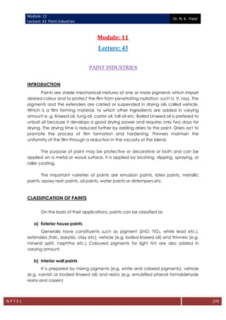 Lecture 23 - PAINT Manufacturing INDUSTRIES.pdf