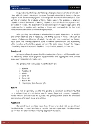 Lecture 23 - PAINT Manufacturing INDUSTRIES.pdf