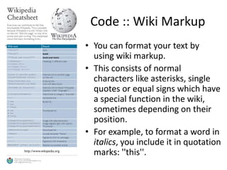 Lecture 23 Wikis & Writing | PPT