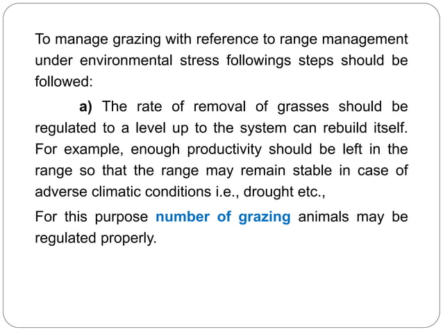 Range management | PDF