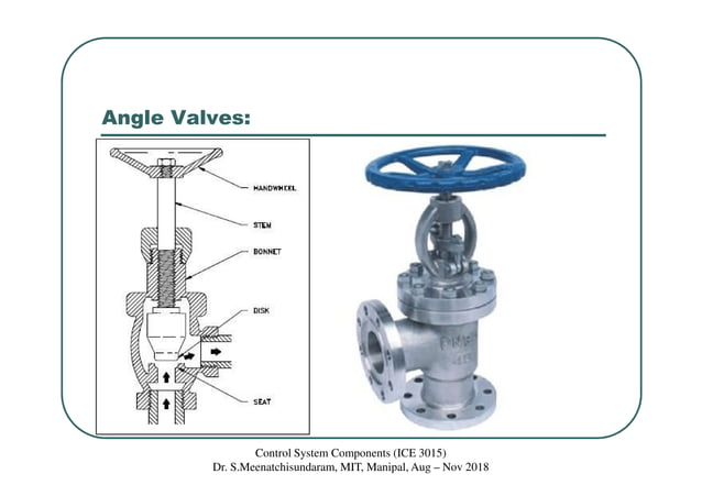 Lecture 23, 24,25 valve types, valve positioners, cavitation & flashing ...