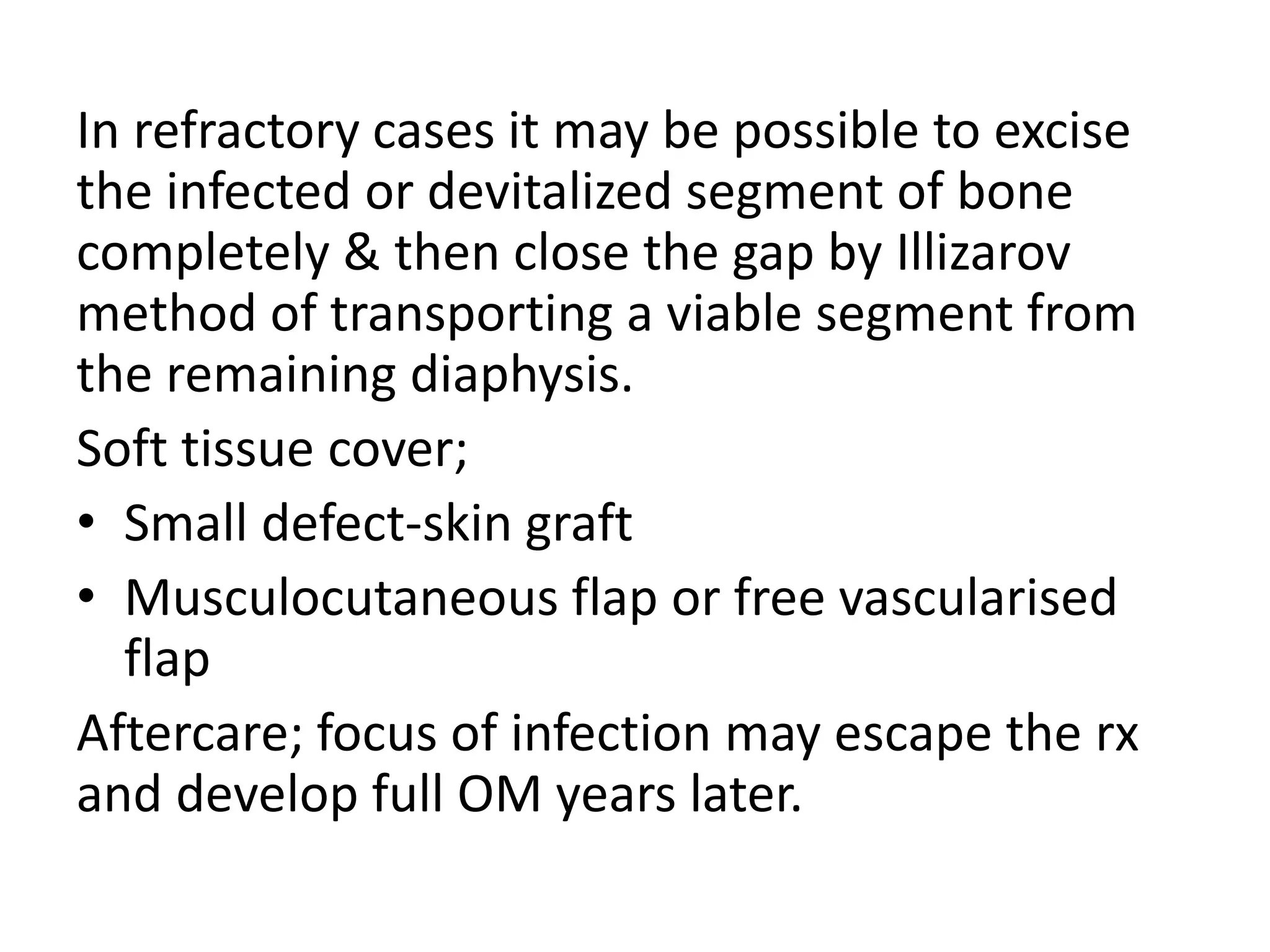 LECTURE 23; CHRONIC OSTEOMYELITIS.pptx
