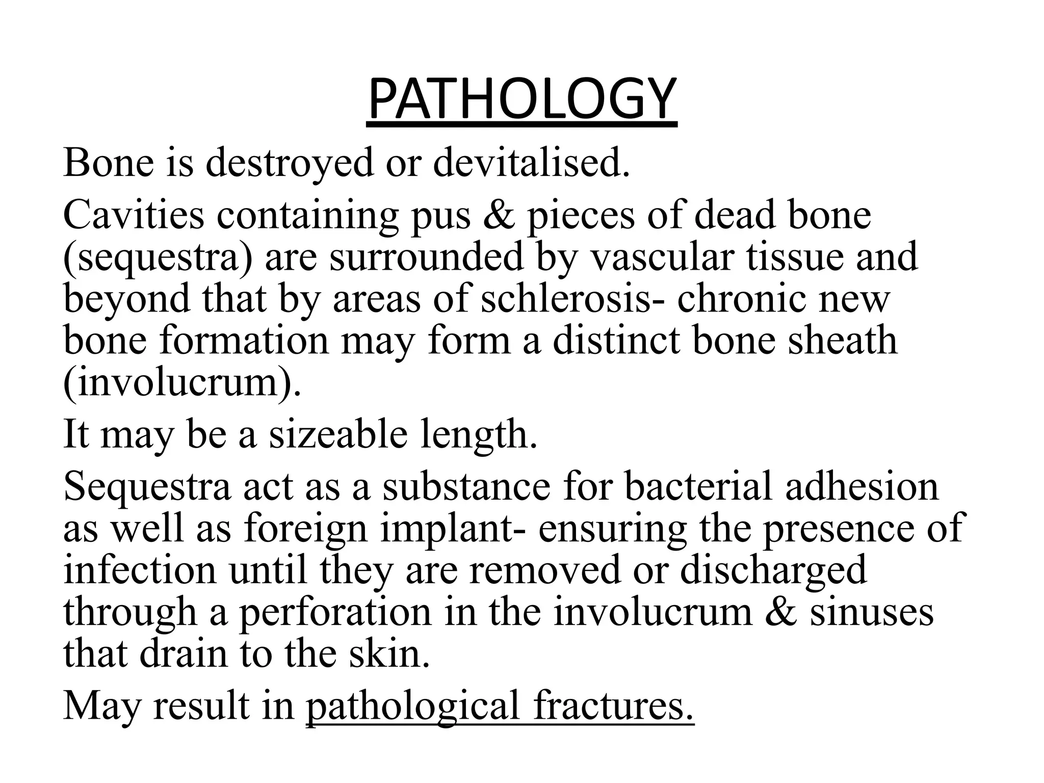 LECTURE 23; CHRONIC OSTEOMYELITIS.pptx