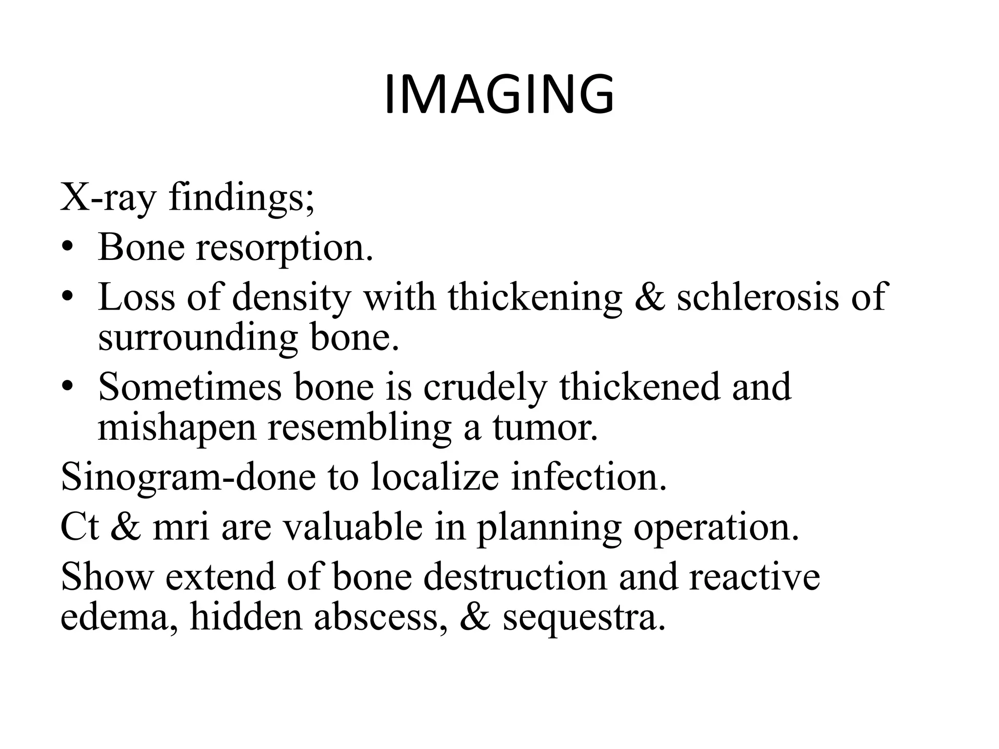 LECTURE 23; CHRONIC OSTEOMYELITIS.pptx