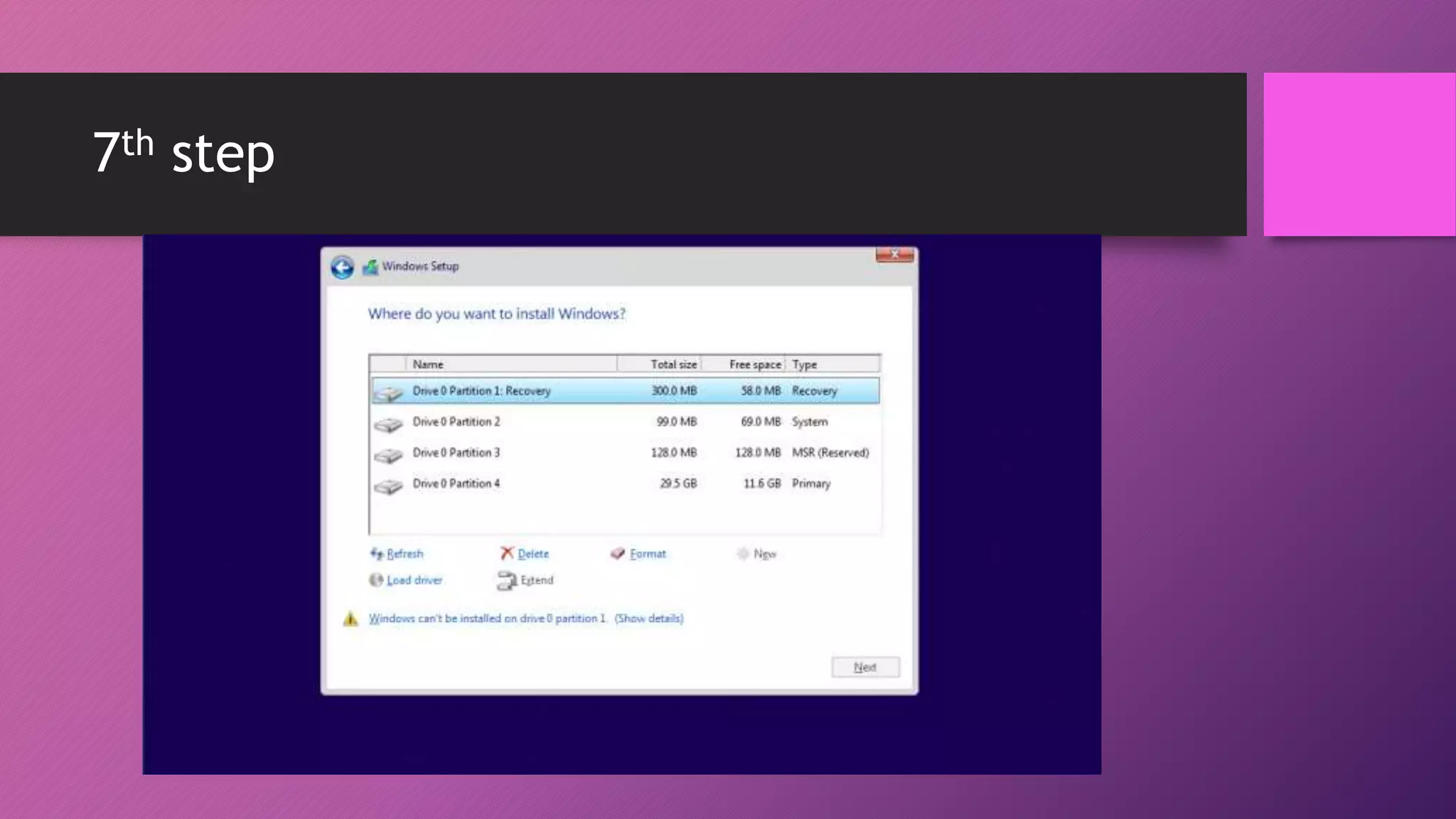 how to install window step by step | PPT