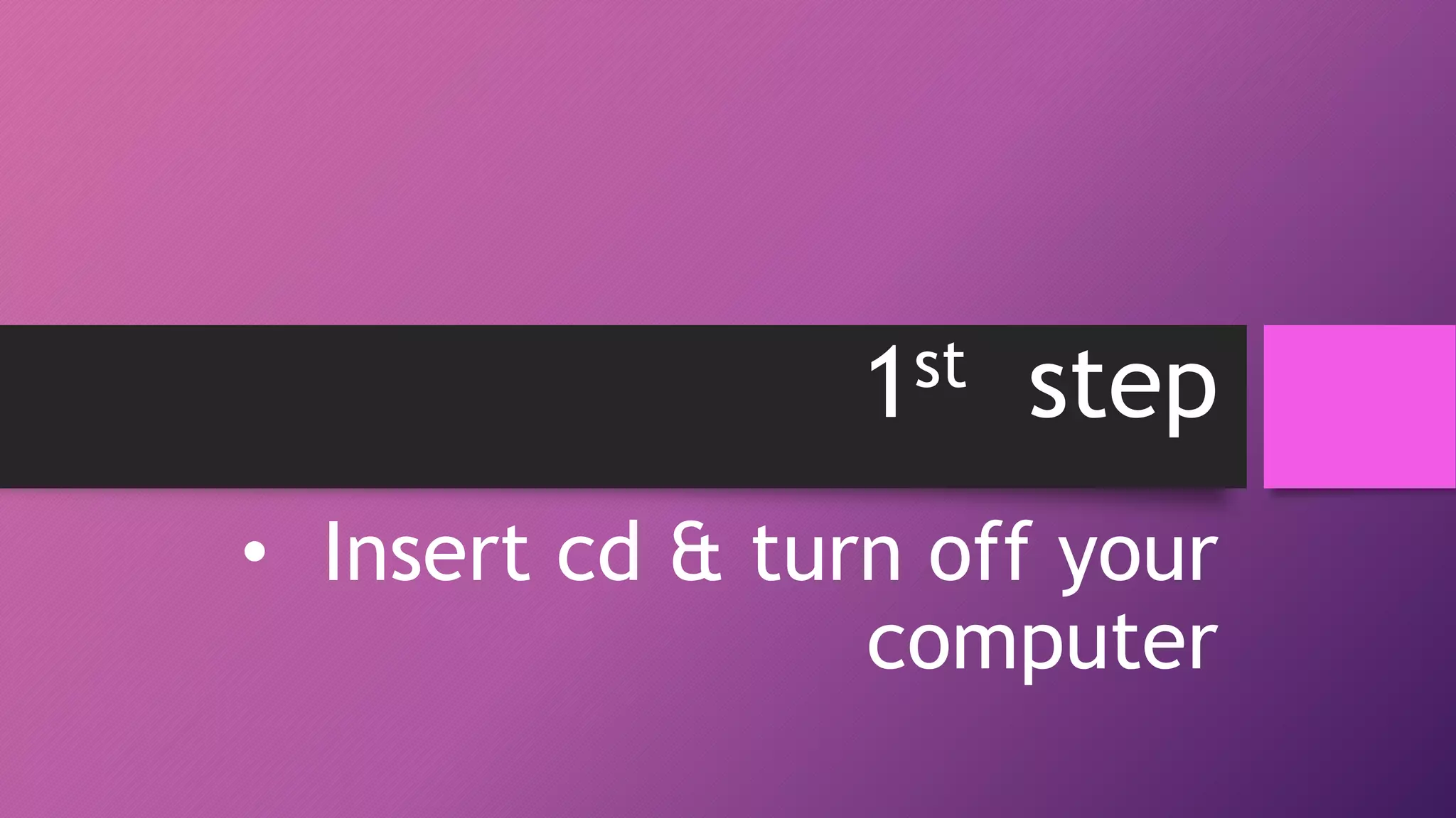 how to install window step by step | PPT