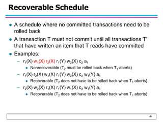 concurrencycontrol_databasemanagement_system | PPT