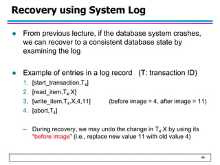 concurrencycontrol_databasemanagement_system | PPT