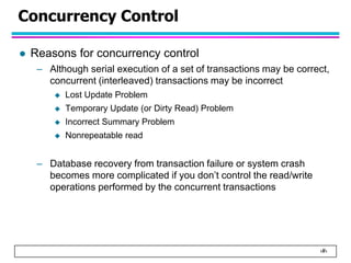 concurrencycontrol_databasemanagement_system | PPT