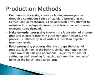 Lecture 24 conversion cycle -the traditional manufacturing environment ...