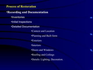 Lecture24 Restoration Lecture Bt | PPT