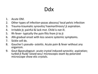 LECTURE 24; ACUTE SUPPURATIVE ARTHRITIS.pptx