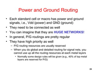 Lecture24 clockpower routing | PPT