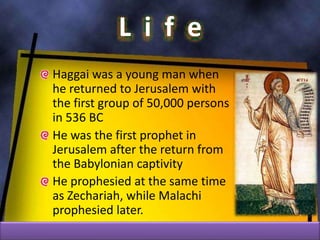Lecture 24; Haggai | PPT