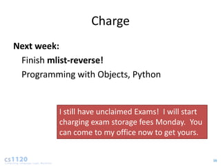 Class 25: Reversing Reverse | PPT