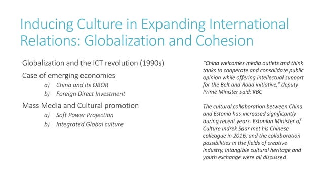 Cultural Diplomacy and Multilateral Trade Negotiations | PPT