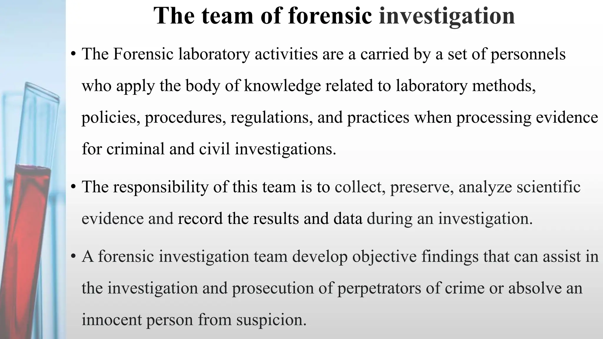 Lecture 25 - BSBCH - GP3 - Forensic Laboratory.pptx