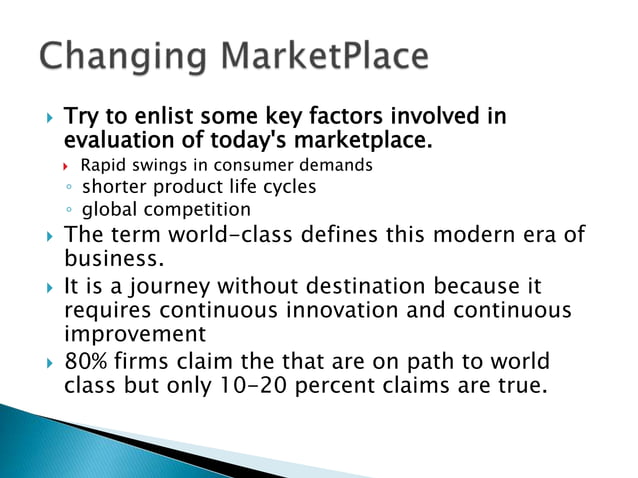 Lecture 25 conversion cycle -wolrd class companies & lean manufacturing ...