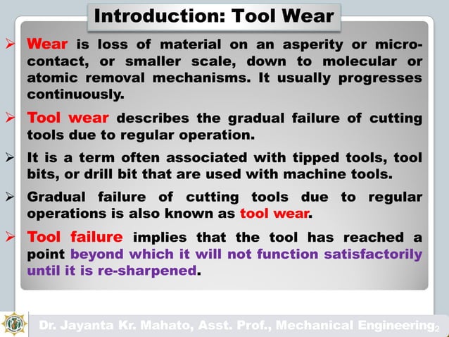Cutting Tool Wear | PDF