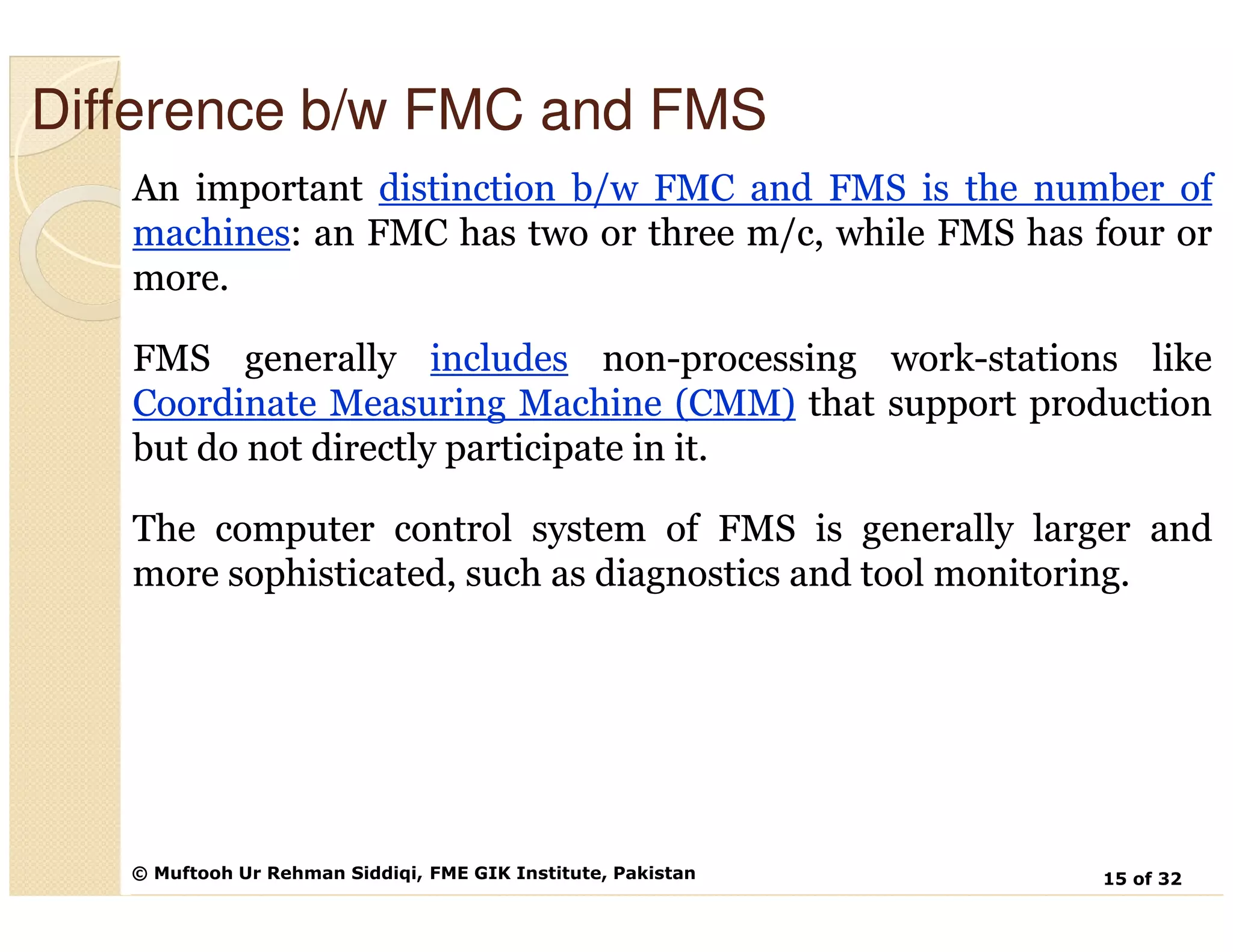 Lecture 25 flexible manufacturing systems [compatibility mode] | PDF