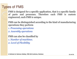 Lecture 25 flexible manufacturing systems [compatibility mode] | PDF