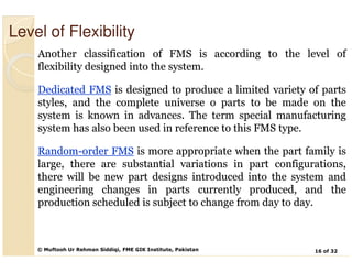 Lecture 25 flexible manufacturing systems [compatibility mode] | PDF