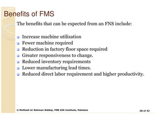 Lecture 25 flexible manufacturing systems [compatibility mode] | PDF