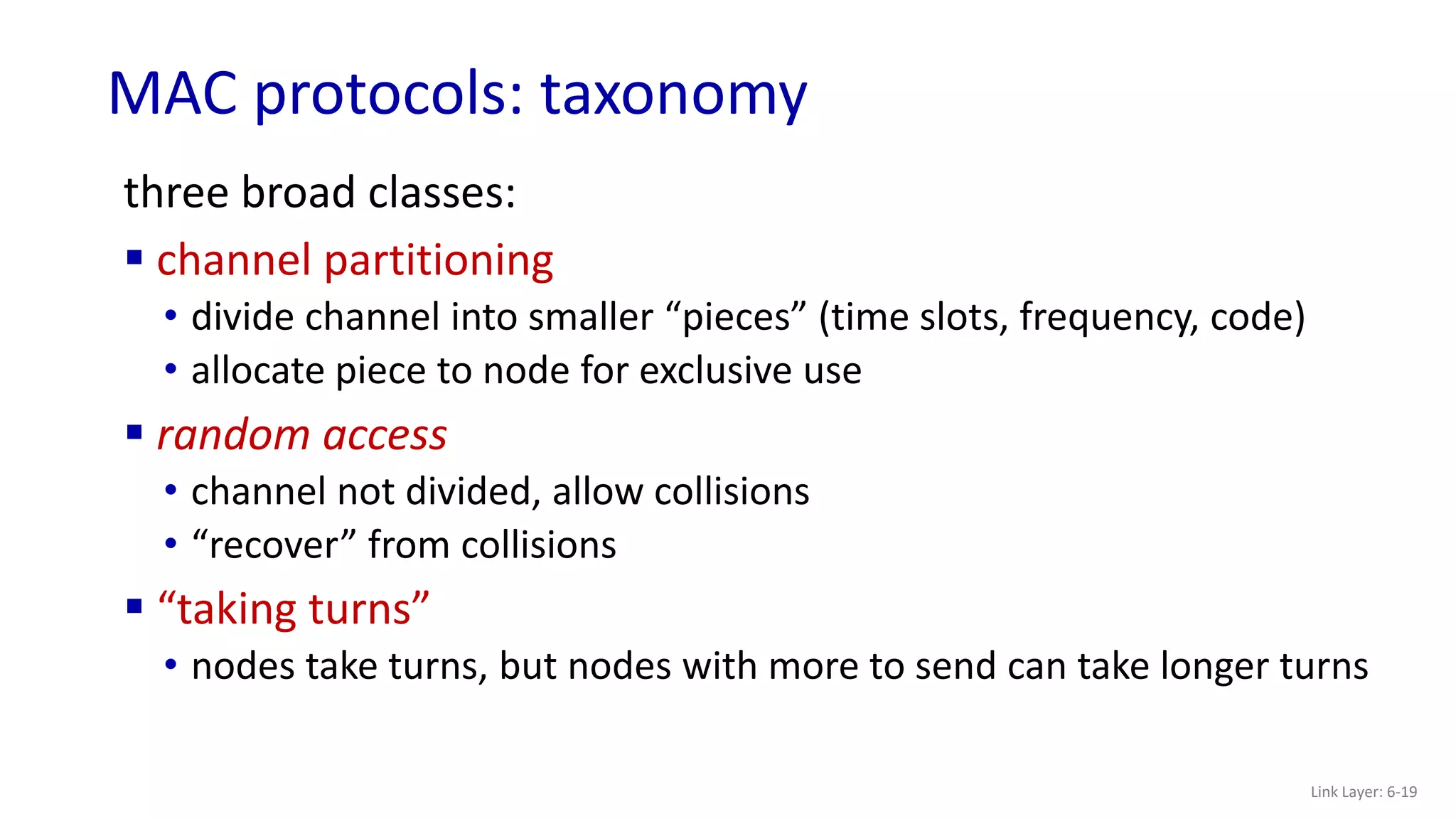 Lecture 25 Link Layer Error Detection And Multiple Access Pptx