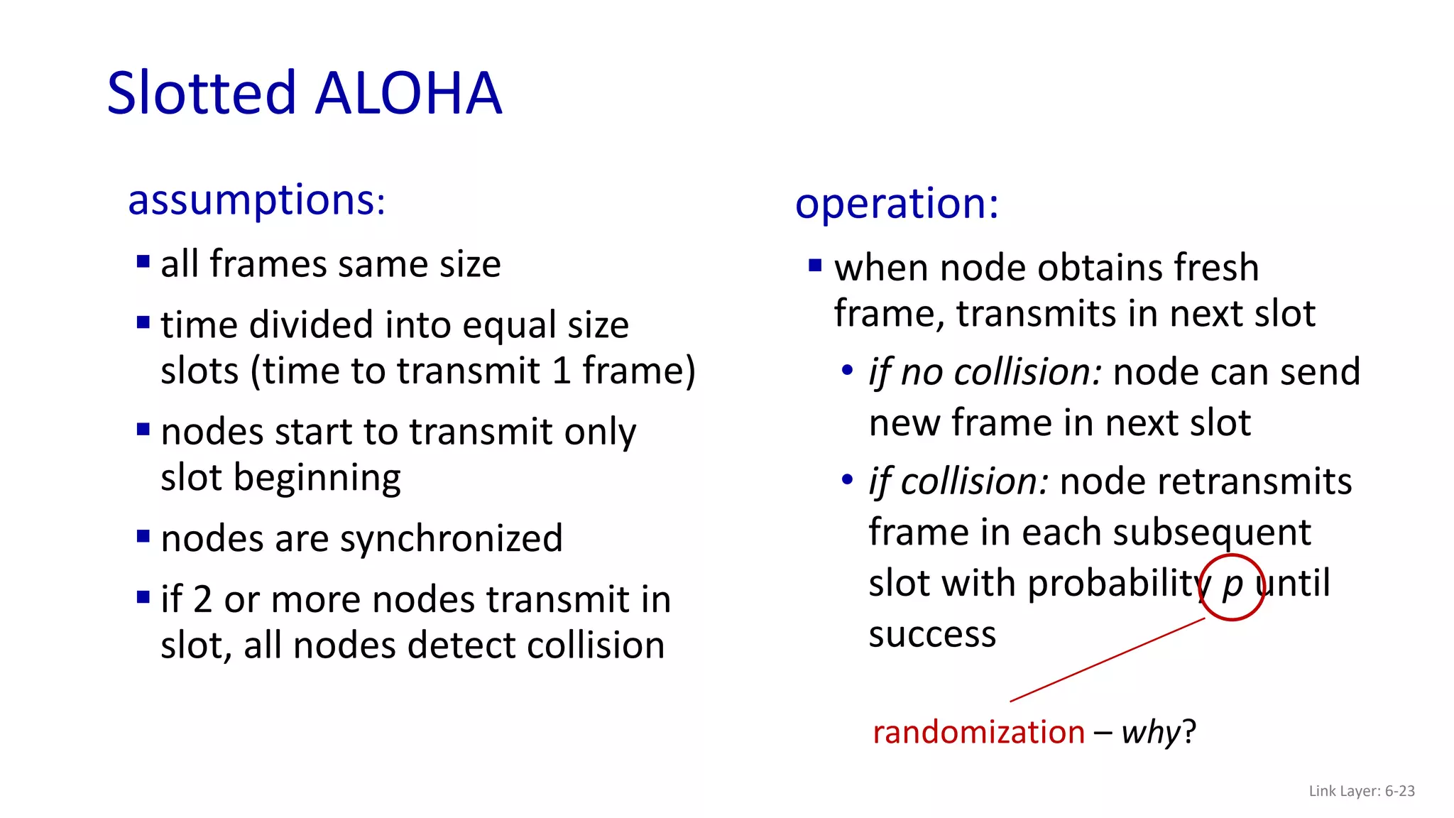 Lecture 25 Link Layer - Error detection and Multiple Access.pptx