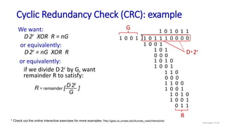 Lecture 25 Link Layer - Error detection and Multiple Access.pptx