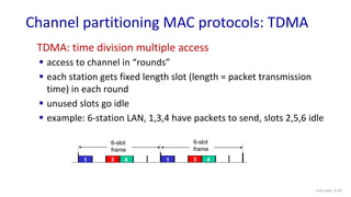 Lecture 25 Link Layer - Error detection and Multiple Access.pptx
