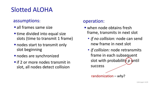 Lecture 25 Link Layer - Error detection and Multiple Access.pptx