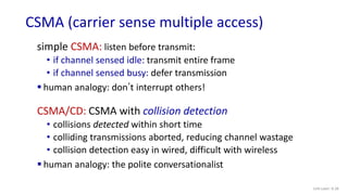 Lecture 25 Link Layer - Error detection and Multiple Access.pptx