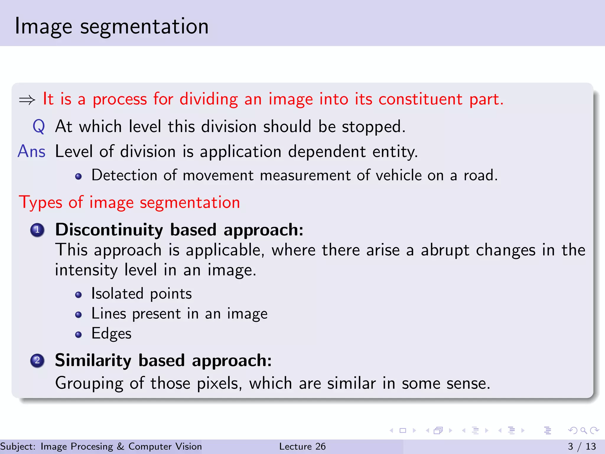Image Segmentation (Digital Image Processing) | PDF